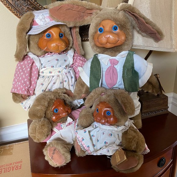 Robert Raikes | Toys | Robert Raikes Signed Nickleby Family Rabbits 4 ...